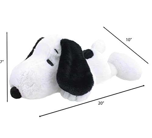 Animal Adventure Peanuts 20" Collectible Plush Snoopy,Black