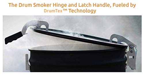 Spring Assisted UDS Lid Hinge for 55 gallon Stainless Steel Drum Smoker Hinge