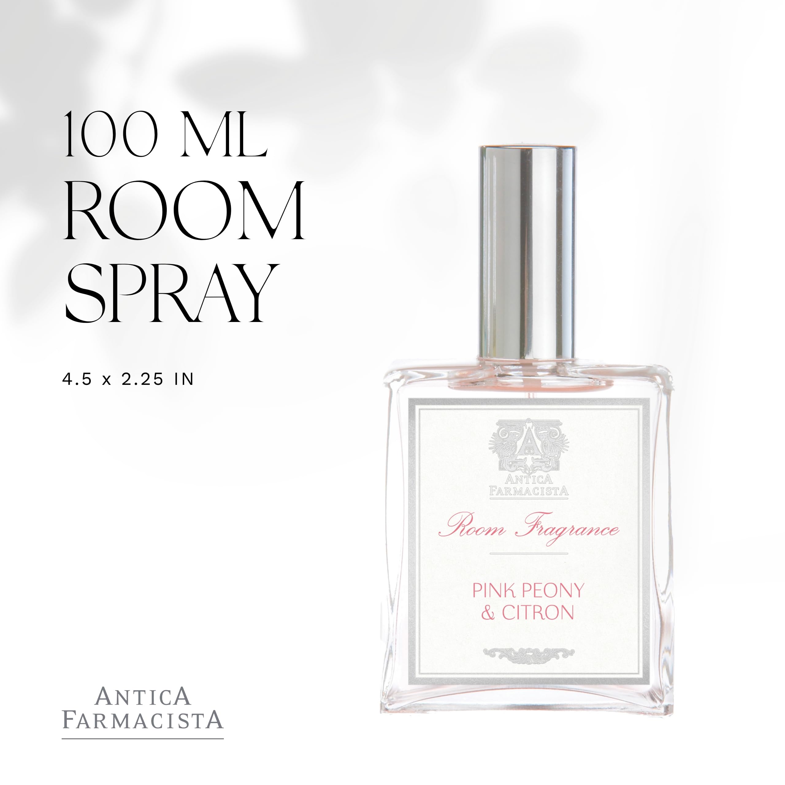 Antica Farmacista Room Spray, Peonia, Gardenia and Rosa 3.4 Fl Oz