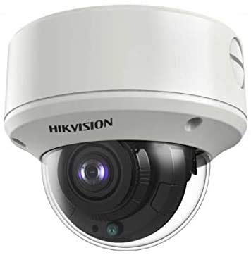 HIKVISION DS-2CE59H8T-AVPIT3ZF 5MP Ultra-Low Light IR Outdoor 4in1 TVI/AHD/CVI/CVBS Dome Camera with 2.7 mm to 13.5 mm Motorized Varifocal Lens, BNC Connection