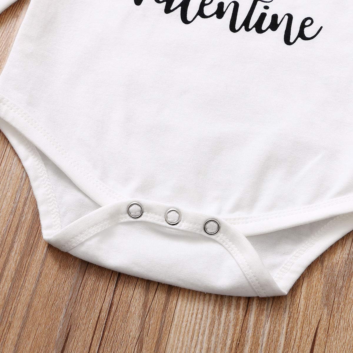 Singcoco Baby Boy Valentine's Day Outfit Newborn Mommy's Little Valentine Bodysuit (Red, 0-3 Months)