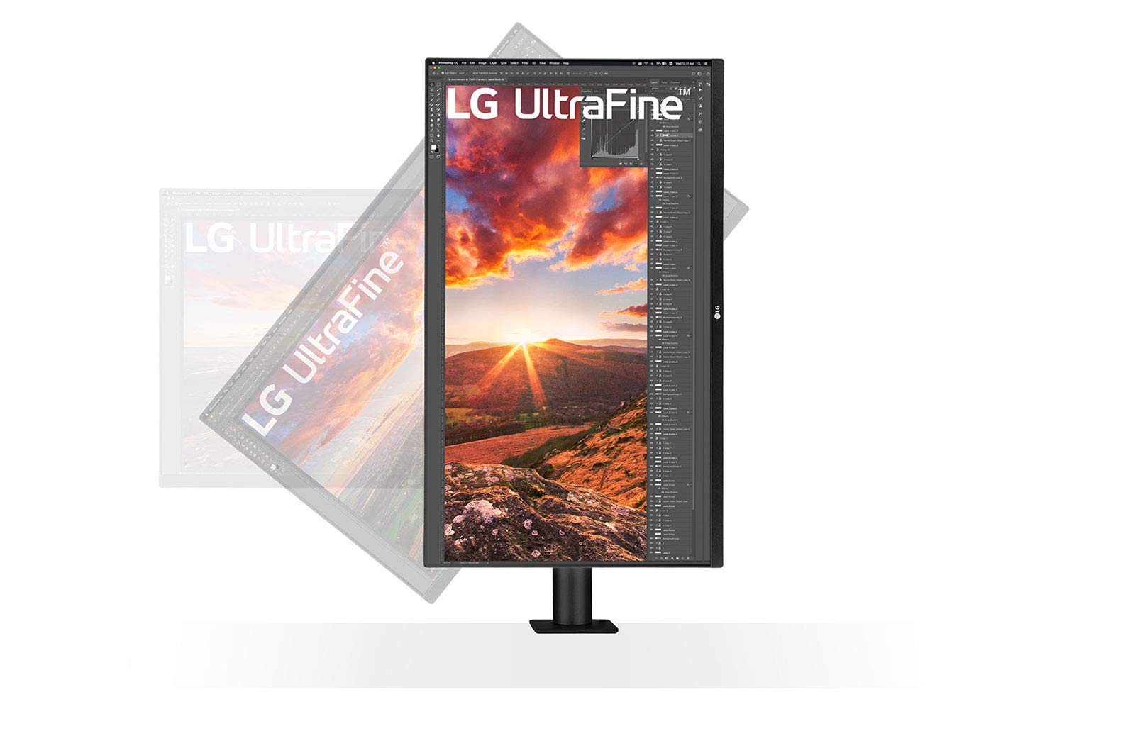 LG 32BN88U-B 31.5” Ergo IPS UHD 4K Ultrafine Monitor (3840x2160) with Ergonomic Stand & C-Clamp, USB Type-C, DCI-P3 95%(Typ.), HDR10 and AMD FreeSync, Black (Renewed)