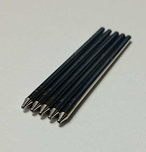 Black, Fine Tip Generic Refills for Livescribe Pulse, Echo or Sky Pens. Smooth-writing, Premium German Ink.