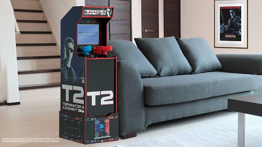 Arcade1UP Terminator 2™ Arcade Cabinet with Riser Black, Black, One Size