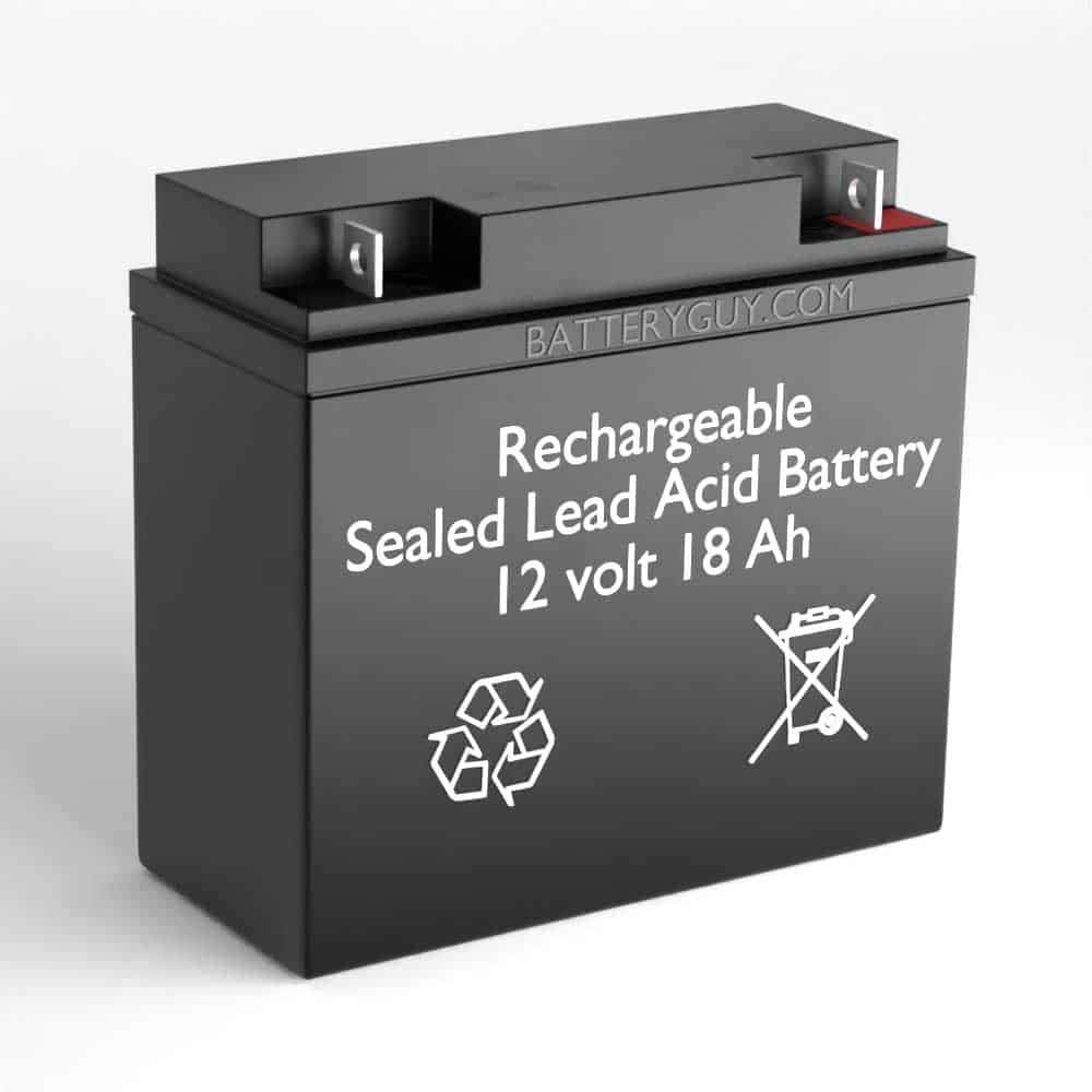 BatteryGuy ES5000 replacement 12V 18Ah SLA battery - BatteryGuy brand equivalent (Rechargeable) - Qty of 1