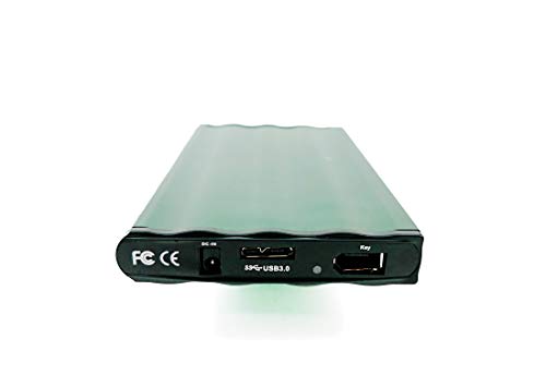 BUSlink CipherShield FIPS 140-2 HIPAA 256-bit AES USB 3.0 Disk-On-The-Go Hardware Encrypted External Slim Portable Hard Drive (2TB)