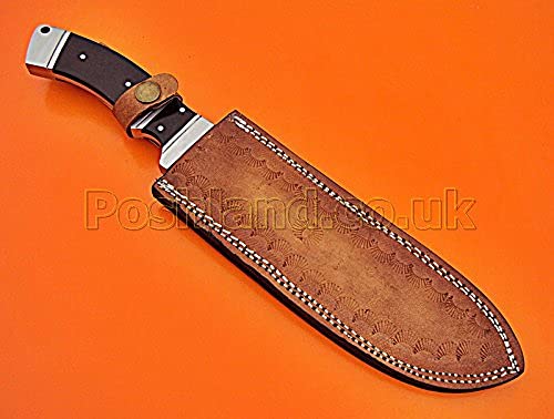 CF-51 Custom Handmade Damascus Steel Chef Knife - buffalo horn with Stainless Steel Bolsters