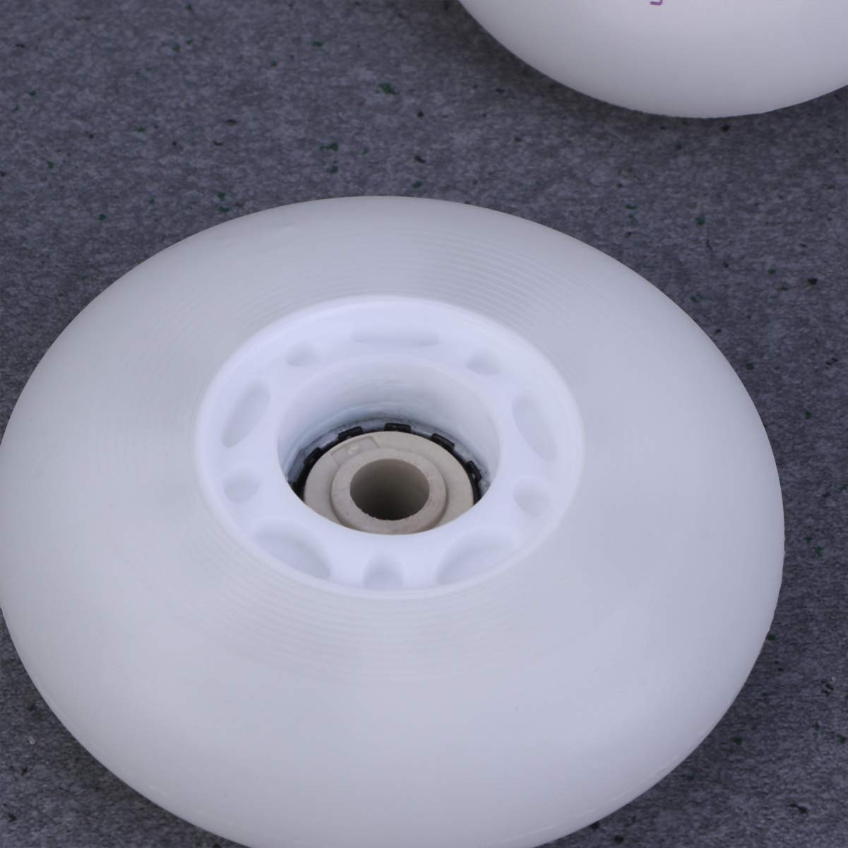 2 Pcs Accessories Roller Skating Shoes Replacement Roller Wheels Inline Wheels an Fittings Flash Roller Skating Wheels pully Pulleys PU Flash Wheels Luminous Wheel LED