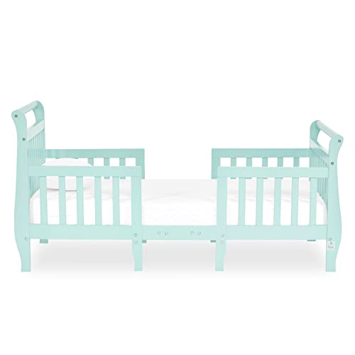 Dream On Me Emma 3-In-1 Convertible Toddler Bed In Mint, Converts To Two Chairs And-Table, Low To Floor Design, JPMA Certified, Non-Toxic Finishes, Safety Rails