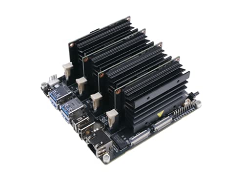 seeed studio Jetson Mate with Case&Cooling Fan, Compatible with NVIDIA Jetson Nano/NX, Jetson Nano/NX Carrier Board for GPU Cluster GPU Server and Homelab.