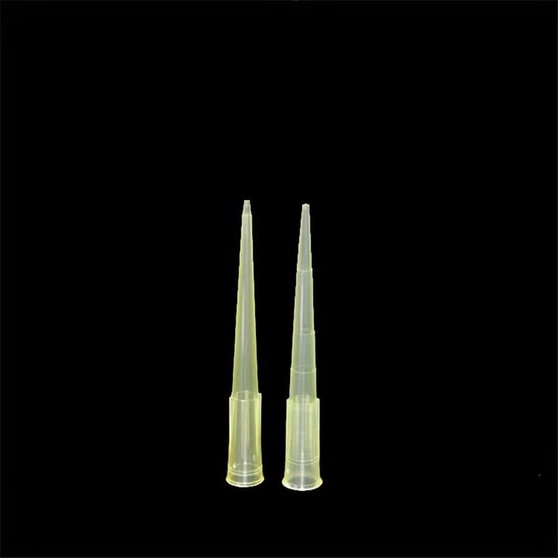 TYQILIN 200 μL Universal Pipette Tips Bulk, Yellow, DNase/RNase Free Pk x 1,000 ea/bag