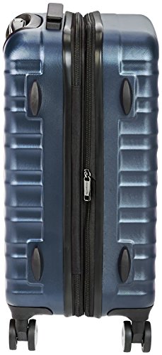 Amazon Basics Hardside Spinner Luggage With Built-In TSA Lock, 21-Inch, Carry-on, Navy Blue