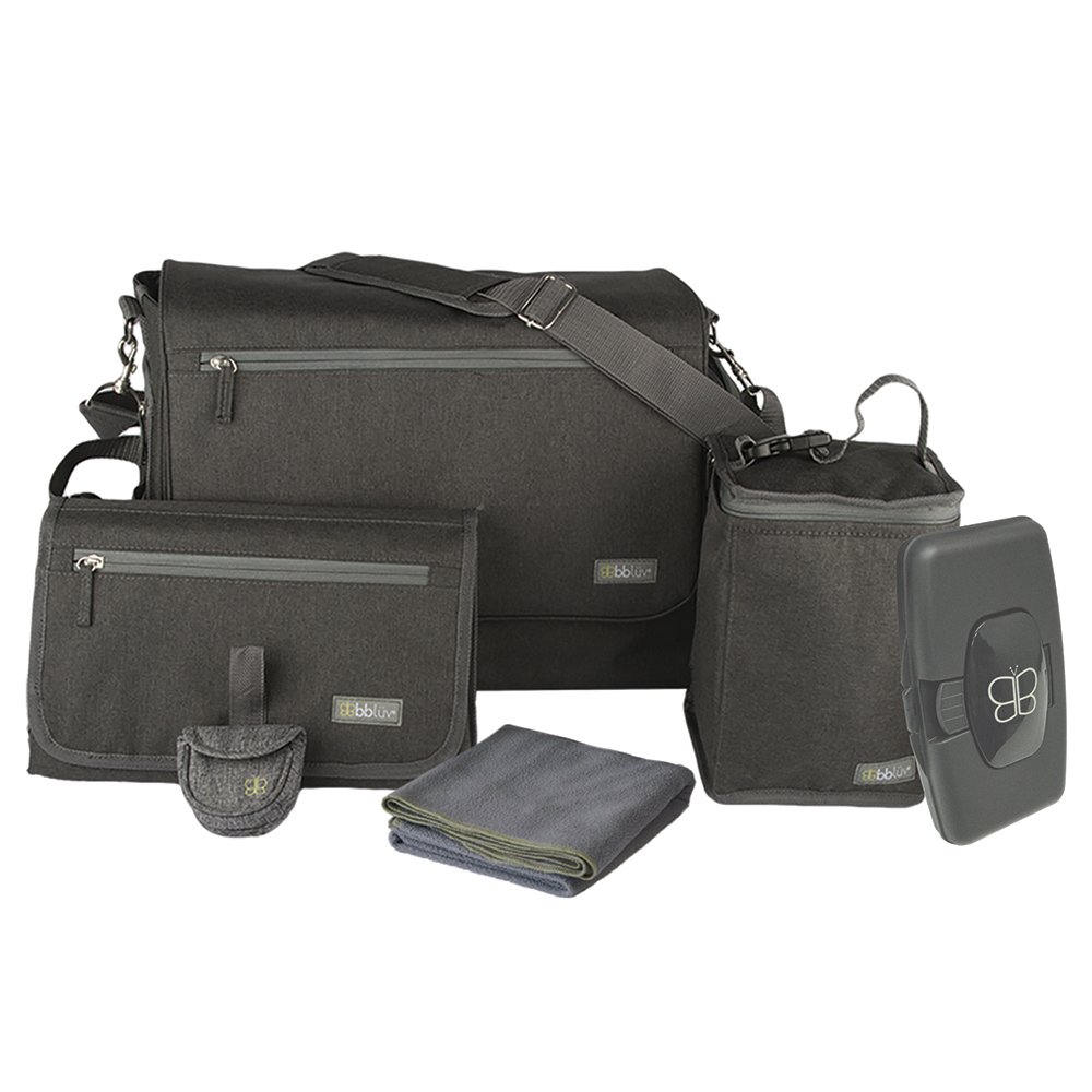 bblüv - Ültra - Large Capacity Diaper Bag, Multi-Function, Mommy Travel bag, Changing Pad included - Diaper Bag with Changing Station – Free hand on the stroller, Tote or Crossbody Holding