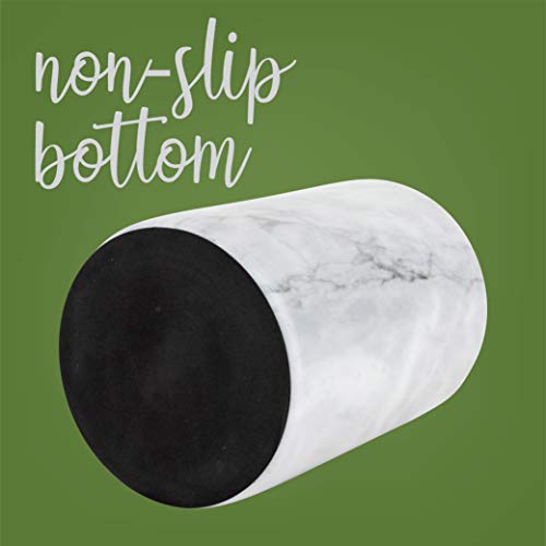 Homeries Marble Wine Chiller Bucket - Wine & Champagne Cooler for Parties, Dinner β Keep Wine & Beverages Cold β Holds Any 750ml Bottle - Ideal Gift for Wine Enthusiasts