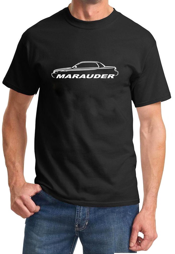 2003 2004 Mercury Marauder Classic Outline Design Tshirt 2XL Black