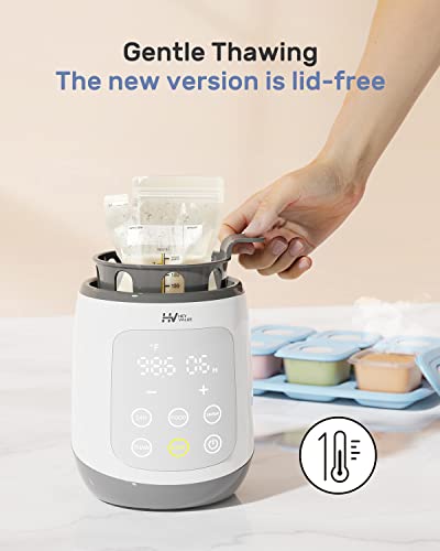 Bottle Warmer, Baby Bottle Warmer 10-in-1 Fast Baby Food Heater&Thaw BPA-Free Milk Warmer with IMD LED Display Accurate Temperature Control for Breastmilk or Formula for Bottles