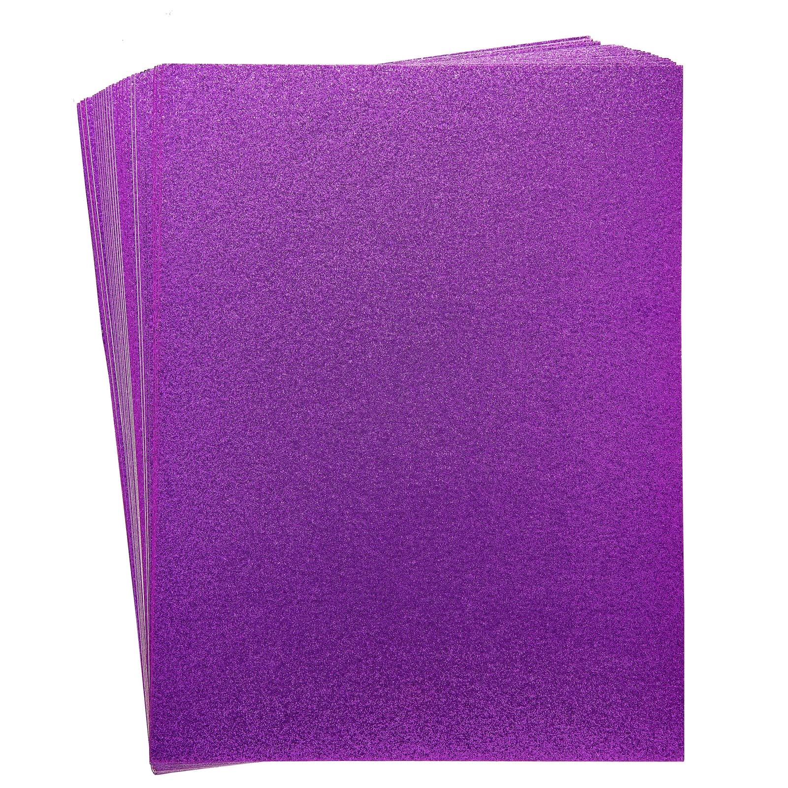 30 Sheets Silver Glitter Cardstock Paper for DIY Crafts, Card Making, Invitations, Double-Sided, 300gsm (8.5 x 11 In)