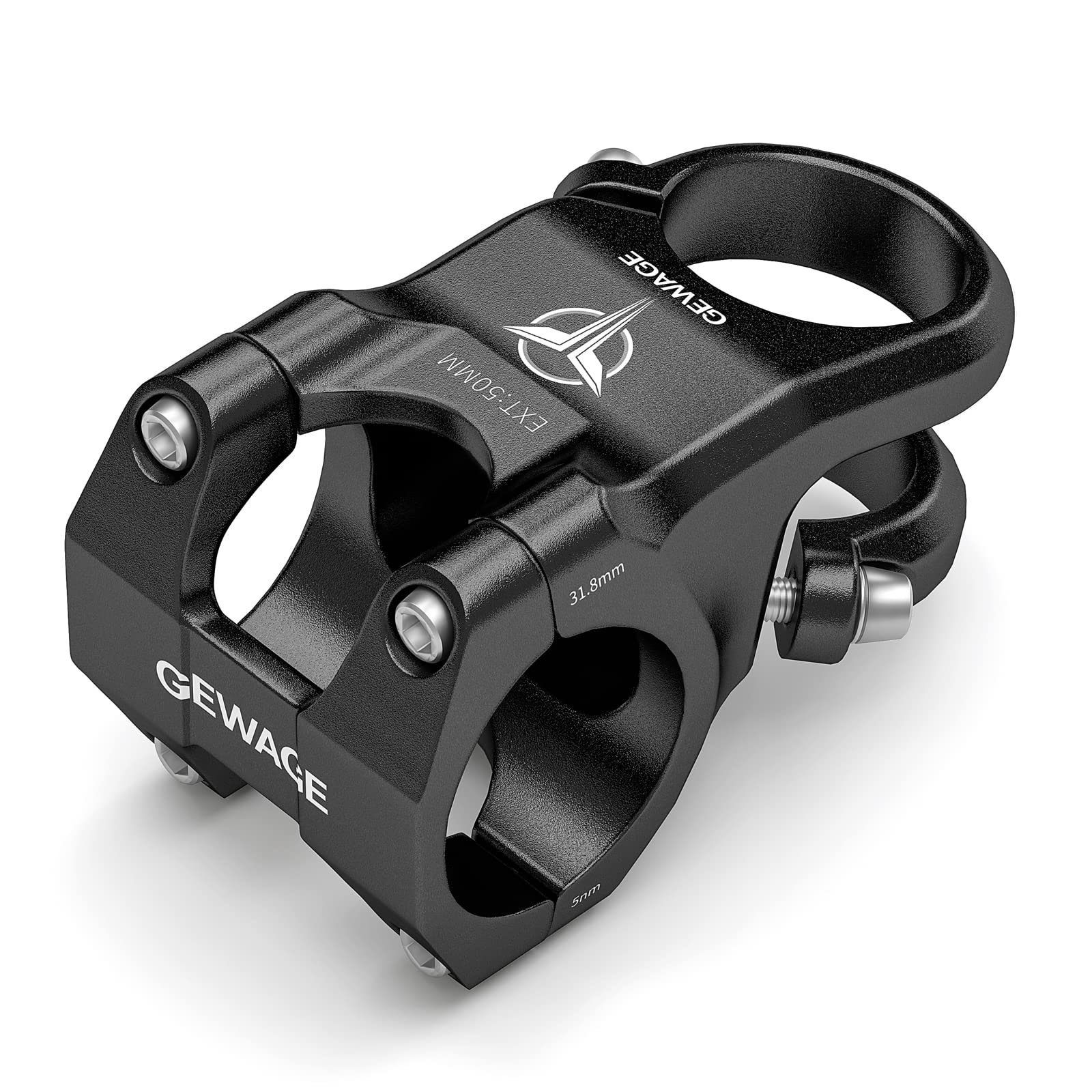 31.8 Bike Stem Mountain Bike Stem -8 Degree Short Handlebar Stem Drop for Road Bike, Mountain Bike, MTB, BMX