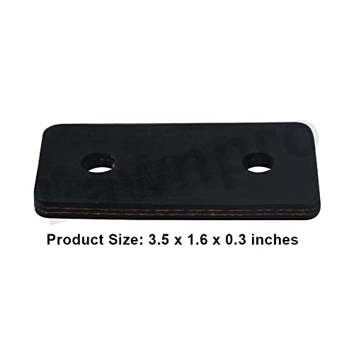 2-Pack ARP2101 Steel Auger Rubber Paddles Compatible with 21'' Snow Blower SNT2110/SNT2114, Black