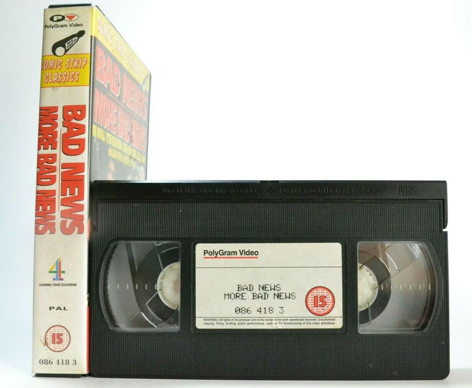 Bad News/More Bad News (Comic Strip Classics) - Music Comedy - Rik Mayall - VHS