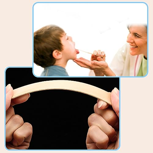 Perfect Stix Tongue Depressors, Non-Sterile, 6", 500 Ct Senior, Pack of 500ct, Brown