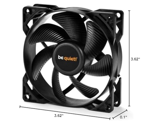 be quiet! Pure Wings 2 92mm PWM Premium Low Noise Cooling Fan | Black | BL038