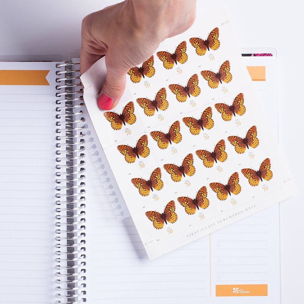 2015 Erin Condren Designer Accessories - Planner Clear CoilClip Connectors (Set of 6) 4"