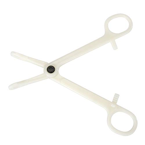 Disposable Piercing Clamps Set,10pcs Disposable Slotted Navel Forceps Clamp Triangle Open Plier Ear Nose Piercing Tools
