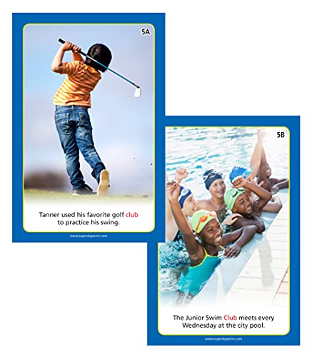 Super Duper Publications | Photo Multiple Meanings Super Fun Deck | Expand Vocabulary and Learn Definitions of English Words