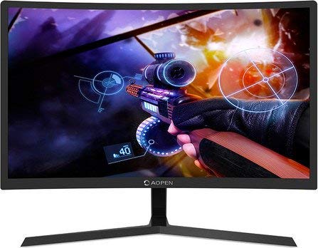 AOPEN Gaming Series - 23.6in Curved LED Widescreen LCD Monitor Full HD 1920 x 1080 4ms 144Hz (Renewed)