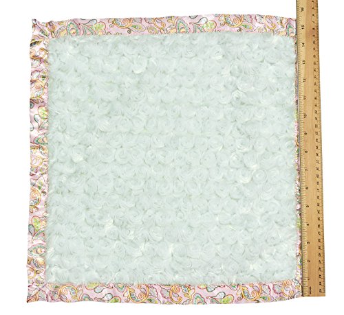 Bearington Baby Small Swirly Security Blankie, 16" x 16"