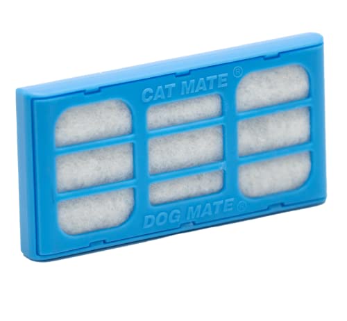 Cat Mate 6-Pack Replacement Fountain Filter Cartridges (Compatible with all Cat Mate / Dog Mate Fountains)