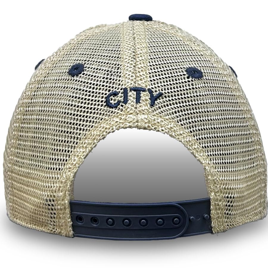 1863FC Manchester City Vintage Trucker Hat City - Sky Blue