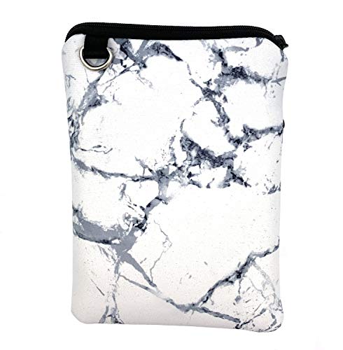 Wanty Cell Phone Bag - Small Crossbody Bag, Cell Phone Purse Smartphone Wallet with Shoulder Strap for Women (White)
