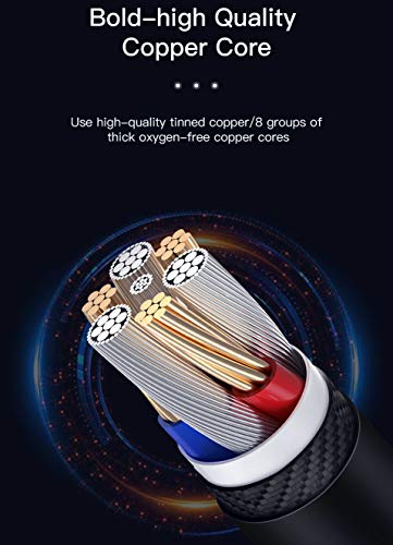 KUULAA iPhone Adapter Dual 2-1 for iPhone 7/7 Plus/ 8/8 Plus/X/XS/11 Pro Max, 2-in-1 Splitter Adapter/Cable for iPhone Audio/Headphone and Charger, Remote Control & Telephone Call Supported (Black)