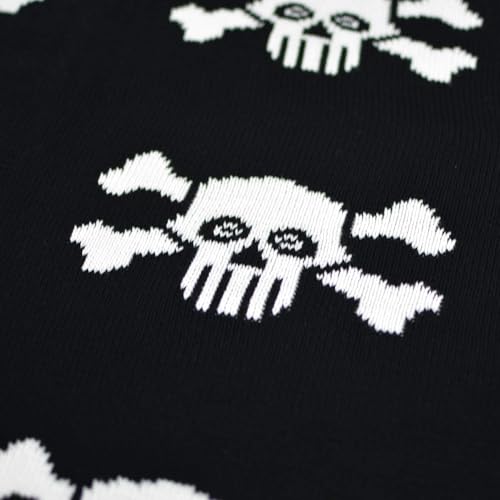 Brandream Throw Blanket Baby Crib Blankets Black and White Designer Pirate Blankets Scull Pattern Decorative Soft Blanket for Couch 35 by 43 Inch