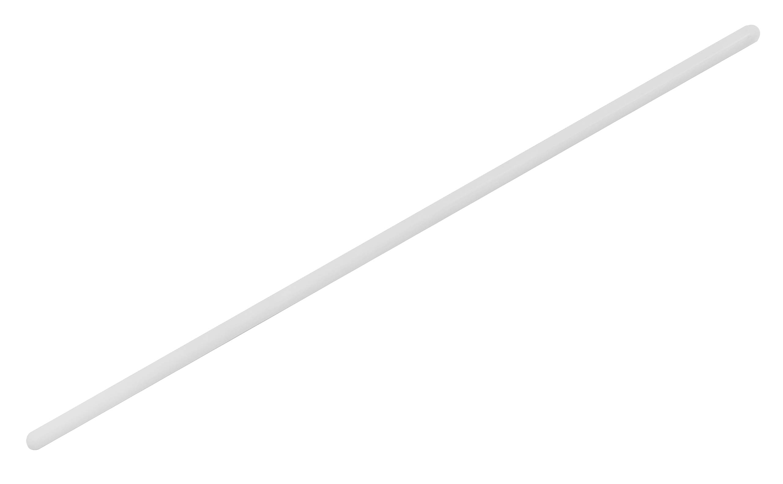 EISCO 12PK Polypropylene Stirring Rods, 11.8" - Rounded Ends, 7mm Diameter - Excellent for Laboratory or Home Use - Chemical & Heat Resistant Plastic