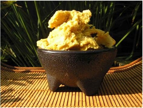 HalalEveryDay Raw Unrefined Grade A Soft and Smooth Yellow African Shea Butter from Ghana - Amazing quality and consistency - comes in a 16 oz Jar - Total weight approximately 14 oz