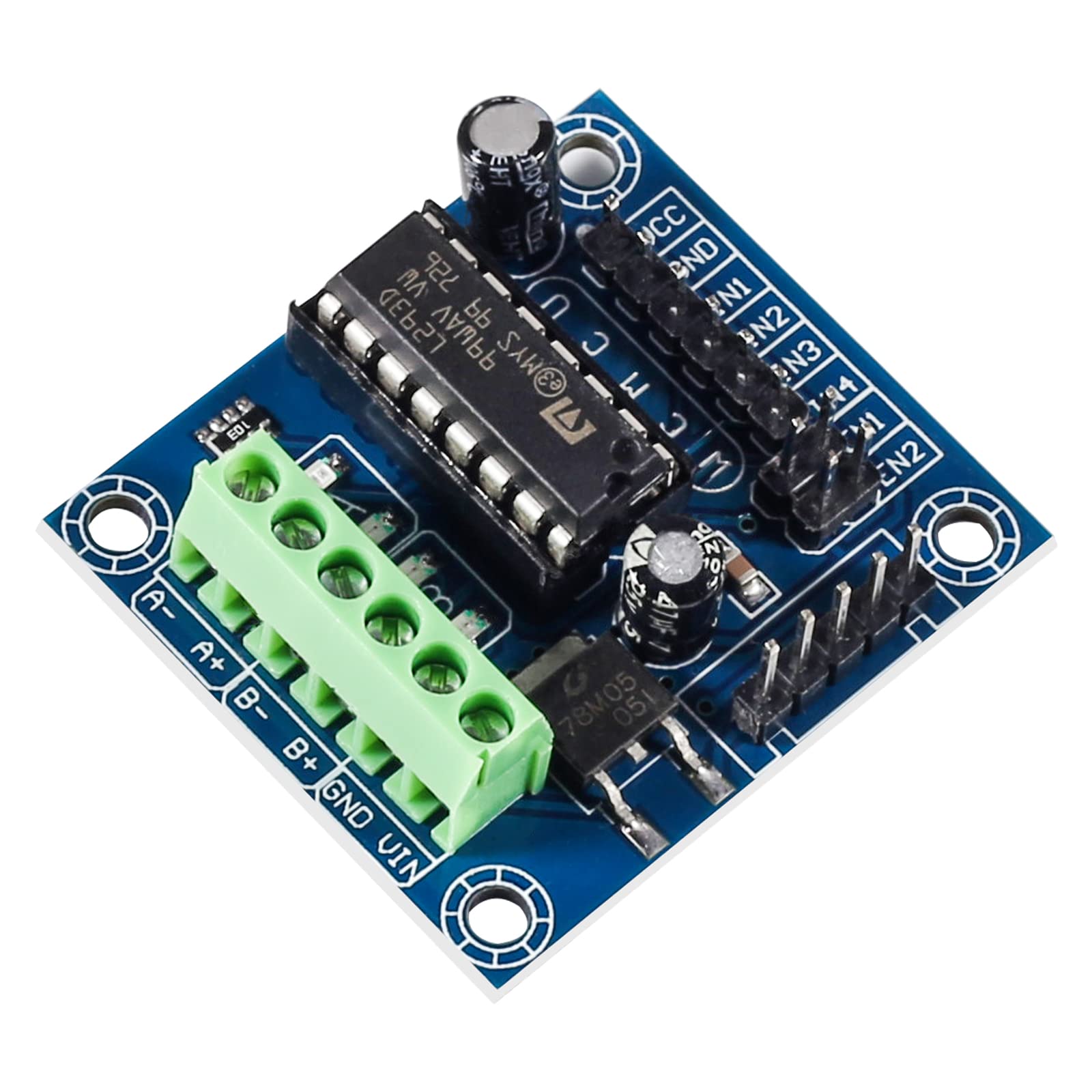 4Pcs 4 Channel Motor Drive Shield Mini 4CH Shield L293 L293D Expansion Board Module
