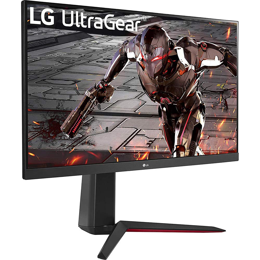 LG 32GN650-B 32 inch Ultragear QHD 165Hz 16:9 HDR10 Monitor with FreeSync Premium Bundle with Deco Gear HDMI Cable 2 Pack + Gamer Surface Mousepad + Screen Cloth