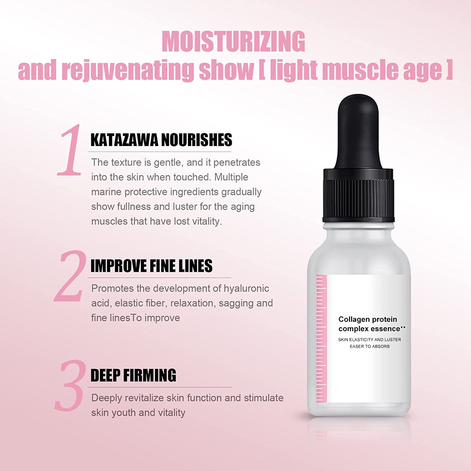 2 PCS Sheep Placenta Collagen Serum,Blemish Skin Corrector Serum Luxury,Luxury Collagen Protein Complex Essence Serum