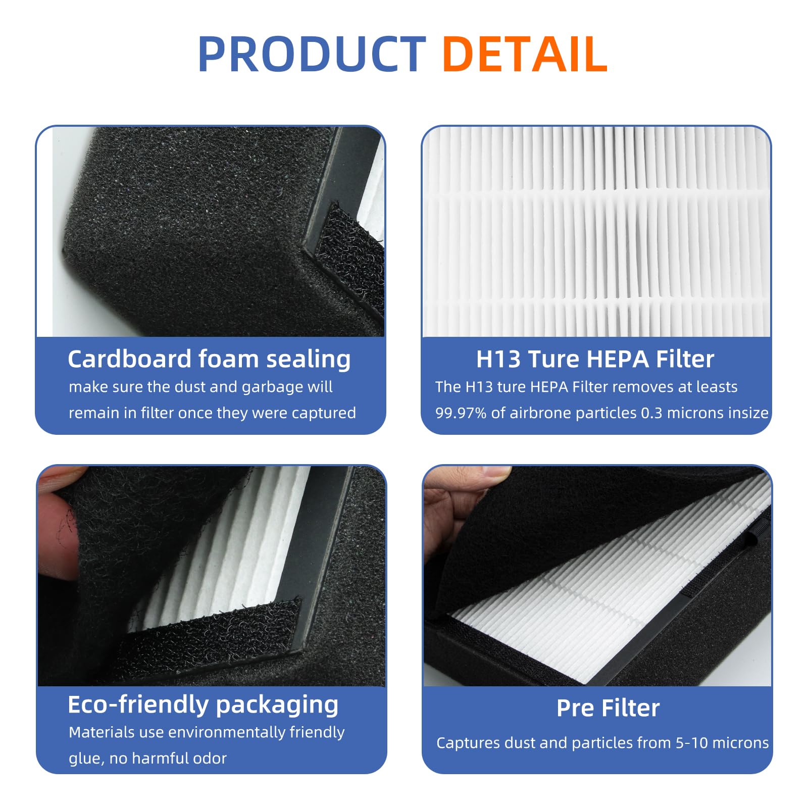 45i Replacement Filter for Breathesmart Flex Bh400 45i Air Purifier H13 Grade True Hepa Fresh Filter B4-Pure / Fl40