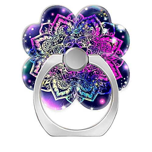 Cell Phone Ring Holder Cellphone Finger Stand 360 Degree Rotation Work for iPhone X 6 7 8 Plus S8 S9 Smartphone Tablet-Namaste Galaxy Mandala