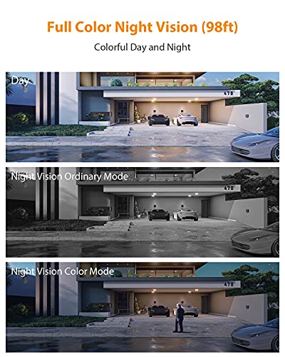Imou Security Camera Outdoor Color Night Vision with Spotlight & Siren, 2.4G WiFi Camera IP67 for Home Security, 1080P with Human Detection, 2-Way Audio, Ethernet Port and SD Card Slot, Bullet 2