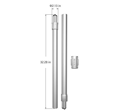 GWIYEE Aluminum Foldable Portable Clothes Drying Rack