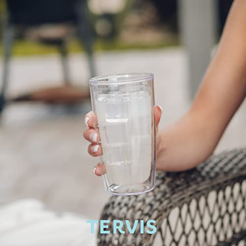 Tervis Made in USA Double Walled 30A Beach Happy Insulated Tumbler Cup Keeps Drinks Cold & Hot, 16oz, Contour
