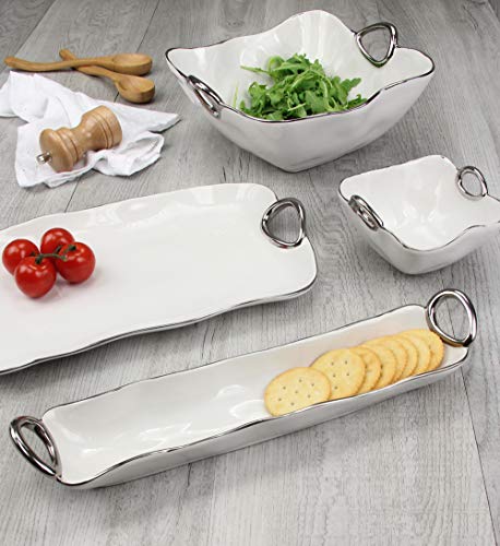 Pampa Bay Handle with Style Small Porcelain Platter