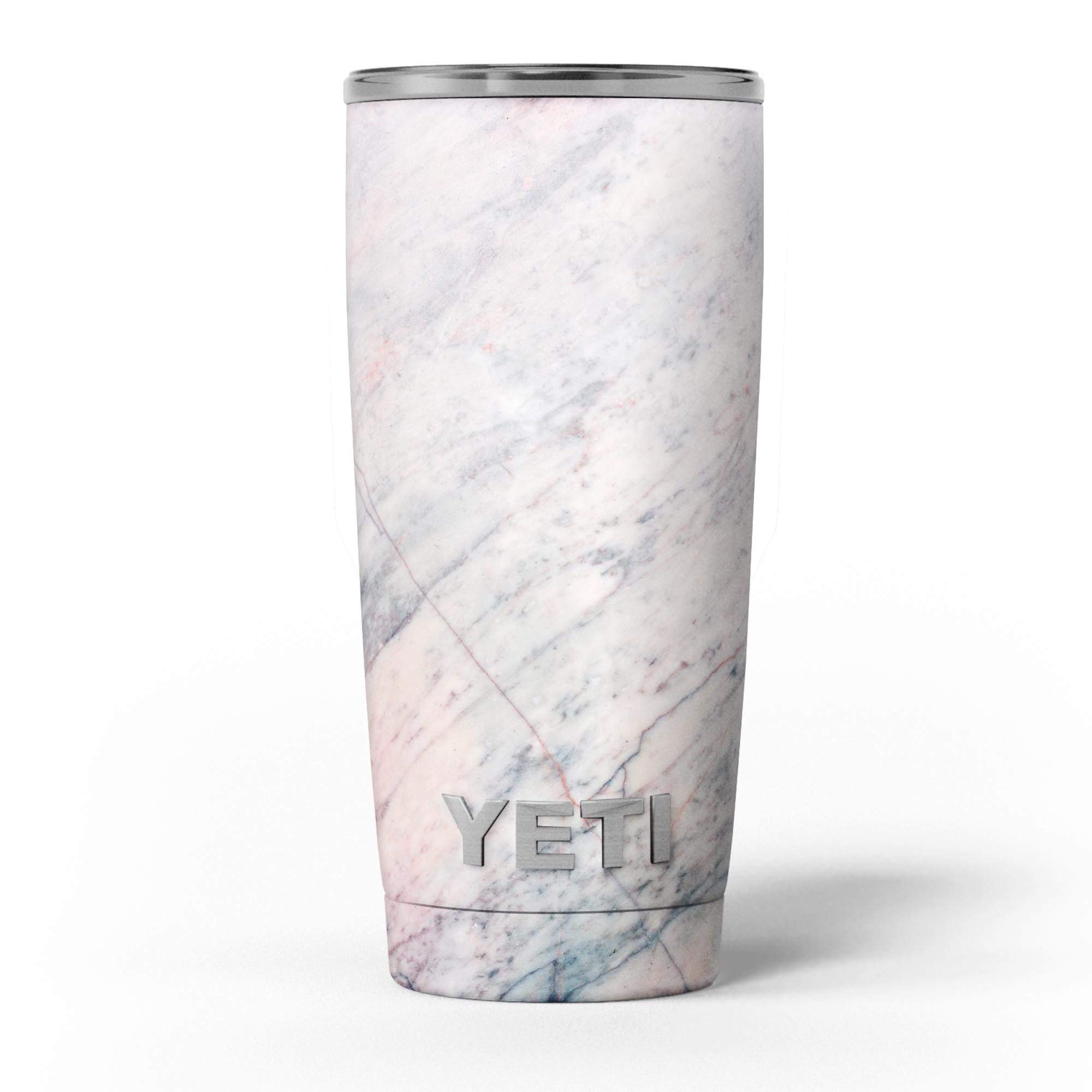 Design Skinz Slate Marble Surface V12 - Skin Decal Vinyl Wrap Kit Compatible with The Yeti Rambler Cooler Tumbler Cups