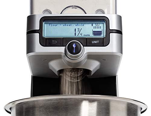 PantryChic SmartCanister, LARGE, Stores, Measures & Dispenses Dry Ingredients - PantryChic Smart Storage System SOLD SEPARATELY - BPA-Free Airtight Canisters Ideal for Flour, Sugar, Rice & Coffee