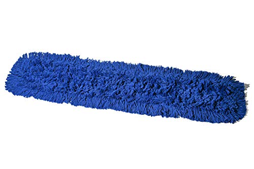 36 Inch Purple Dust Mop with Metal Handle and 36 Inch Dust Mop Refill Bundle - 1 Mop Set and 4 Refills